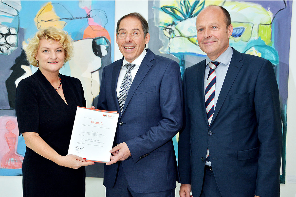 DHBW Heidenheim verleiht Oberbürgermeister Bernhard Ilg die ...