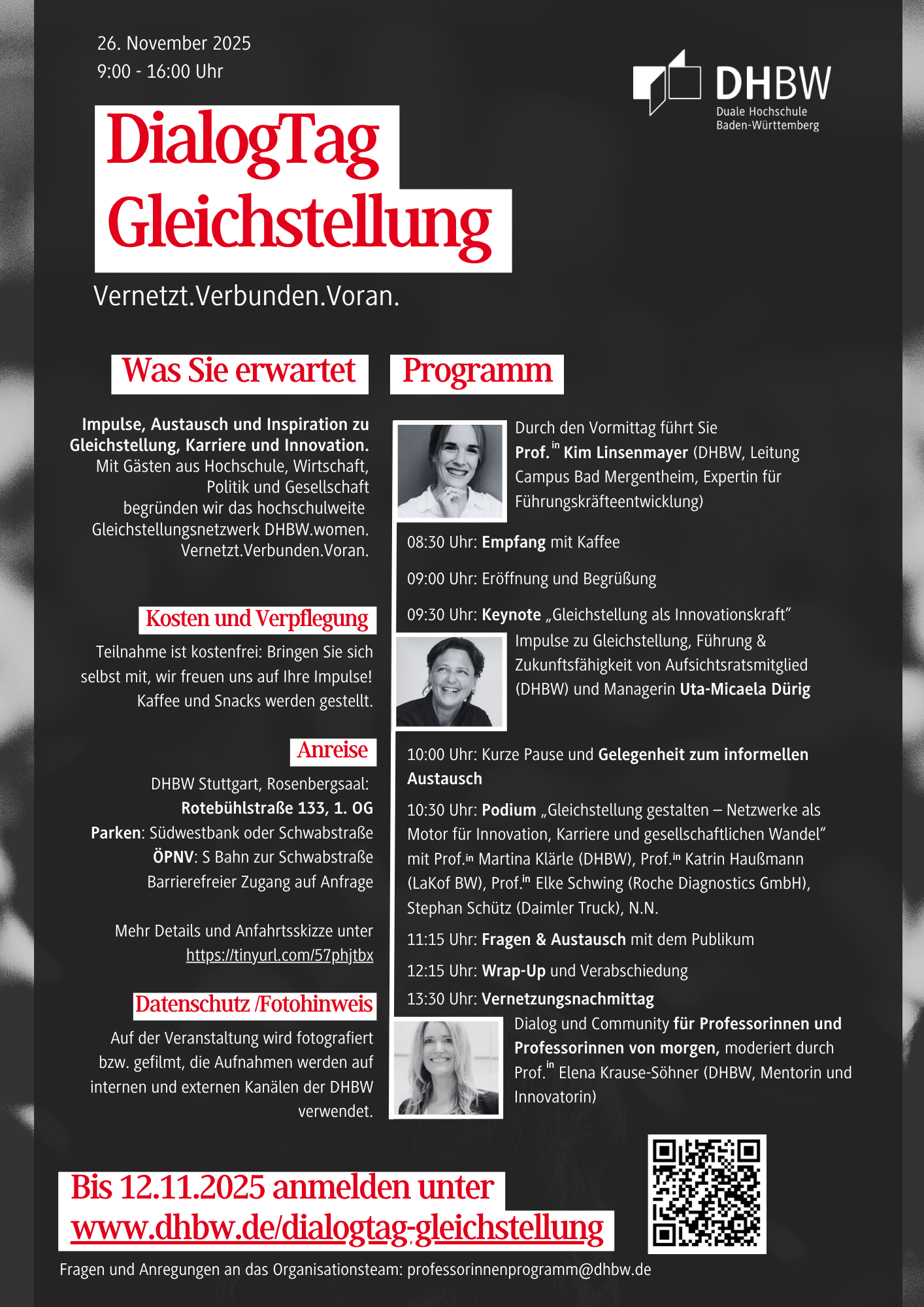 Vernetzt.Verbunden.Voran. – DialogTag Gleichstellung an der DHBW | DHBW Heidenheim